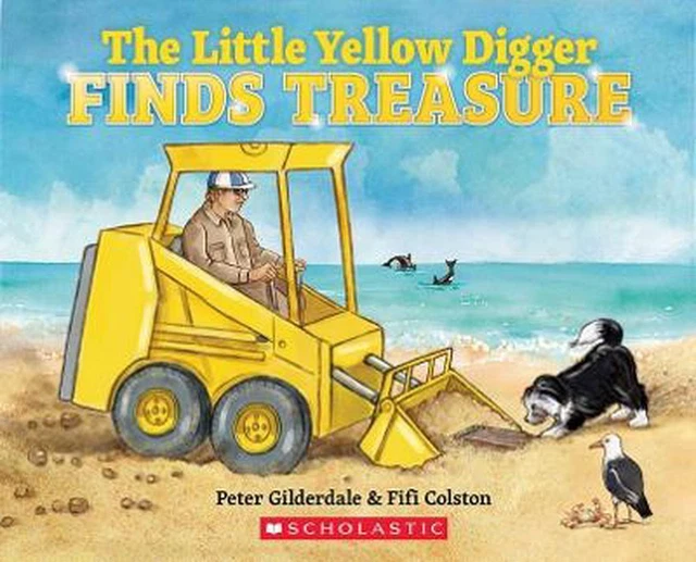 THE LITTLE YELLOW Digger Finds Treasure by Peter Gilderdale (English ...