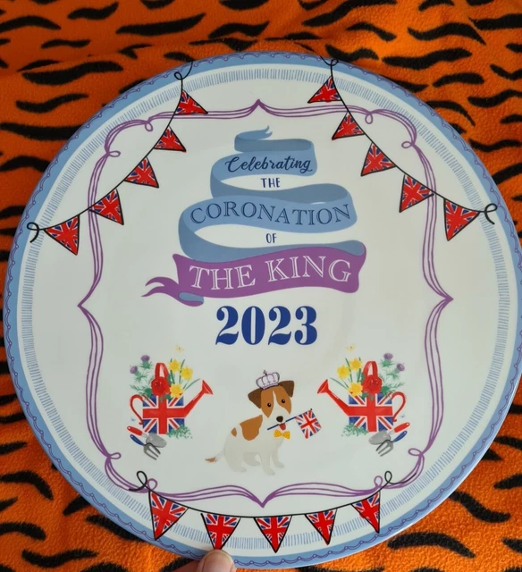 KING CHARLES III Coronation 2023 Tesco Cake Stand £28.99 - PicClick UK