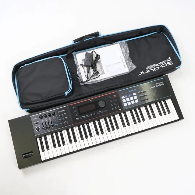 ROLAND JUNO-DS61 SYNTHESIZER Keyboard 61-Key Used w/ Power Adapter ...