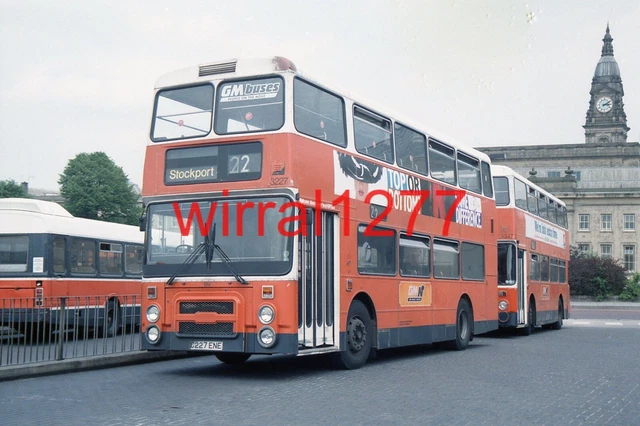 ORIGINAL BUS PHOTOGRAPHIC negative GM Buses North Olympian 3227 C227ENE ...