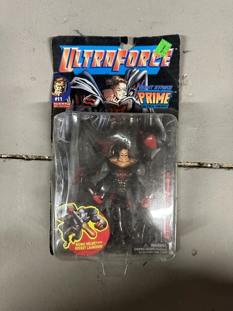 ULTRAFORCE 5000 #11 Night Strike Prime Ultra Hero Action Figure Galoob ...