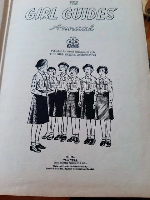 VINTAGE 60S GIRL Guides Annual 1962 Hardback Book £3.00 - PicClick UK