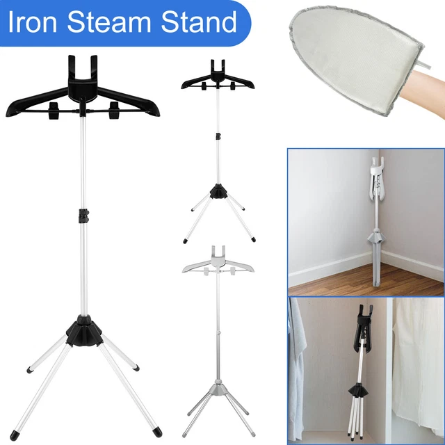 IRON STEAM STAND Set with Hand-held Ironing Board Heavy-Duty Handheld ...