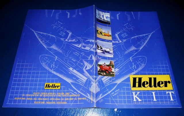 HELLER KATALOG CA 1997 Modelbausätze mit Farbe und Kleber Bausätze 17 ...