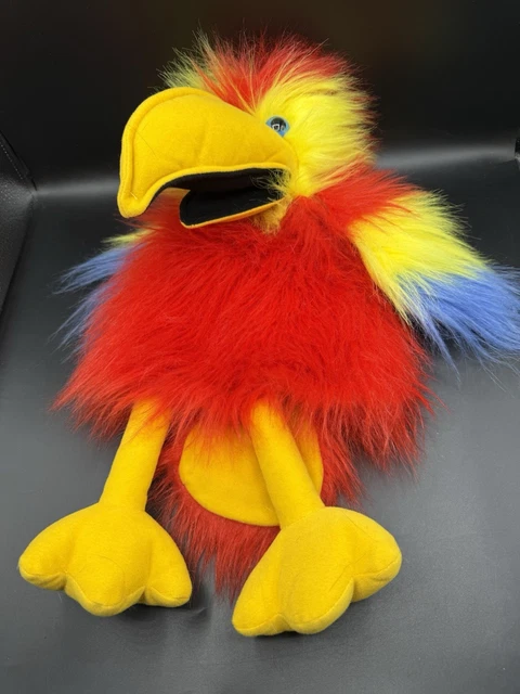 THE PUPPET COMPANY Large Red Macaw Parrot Bird Full Body Hand Puppet ...