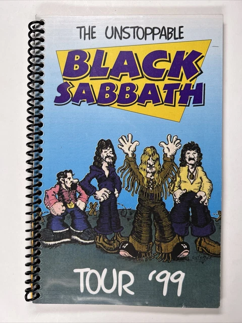 BLACK SABBATH OZZY Osbourne Iommi Itinerary Original US Summer Tour August 1999 £140.00 ...