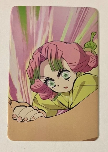 DEMON SLAYER MITSURI Kanroji Card Laser Photocard Anime Manga Kimitsu ...
