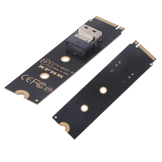 NVME M.2 NGFF to Slimline SAS Adapter Converter Card For PC Desktop ...