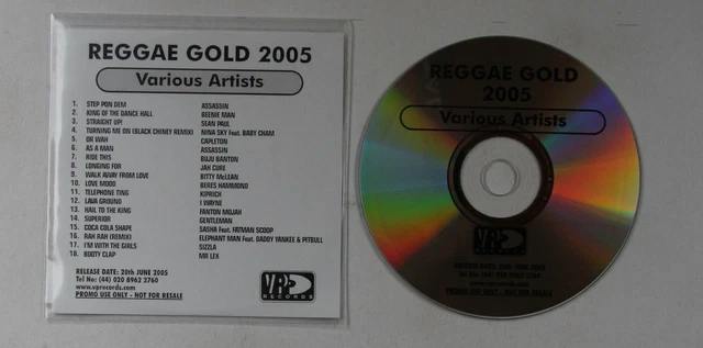 REGGAE GOLD 2005 UK ADV CD 2005 Beenie Man Buju Banton Assassin Gentleman EUR 4,27 - PicClick DE