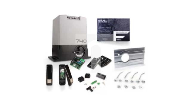 SLIDING GATE AUTOMATION kit with FAAC 740 - Delta 2 actuator / T1UK £704.99 - PicClick UK