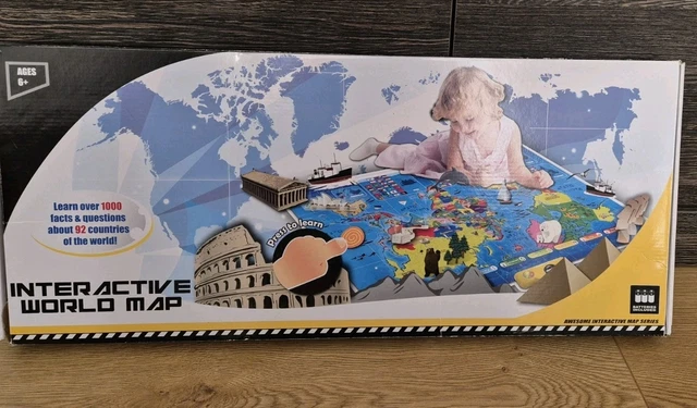 BEST LEARNING IPOSTER My World Interactive Map Educational Talking Toy ...