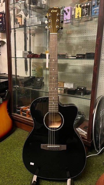 CORT L60-CE Electro-Acoustic Guitar - Black £290.86 - PicClick UK