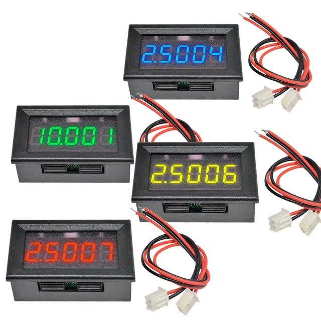 DC 0-4.3000-33.000V 5 Digit LED Digital Voltage Panel Meter Voltmeter 4 ...