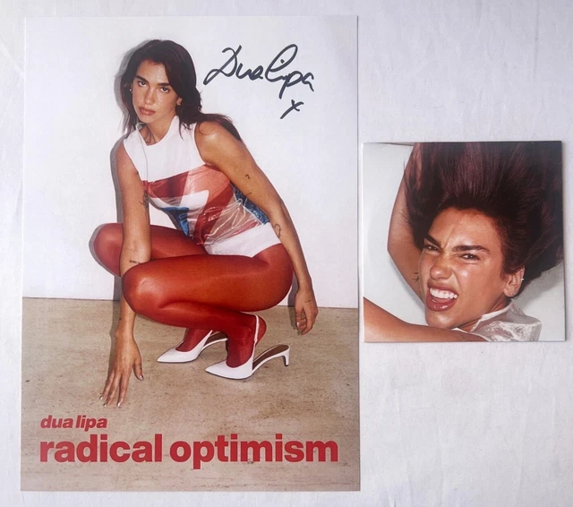 DUA LIPA: RADICAL Optimism- Signed Poster- Hmv Deluxe CD 2024 Album £22 ...