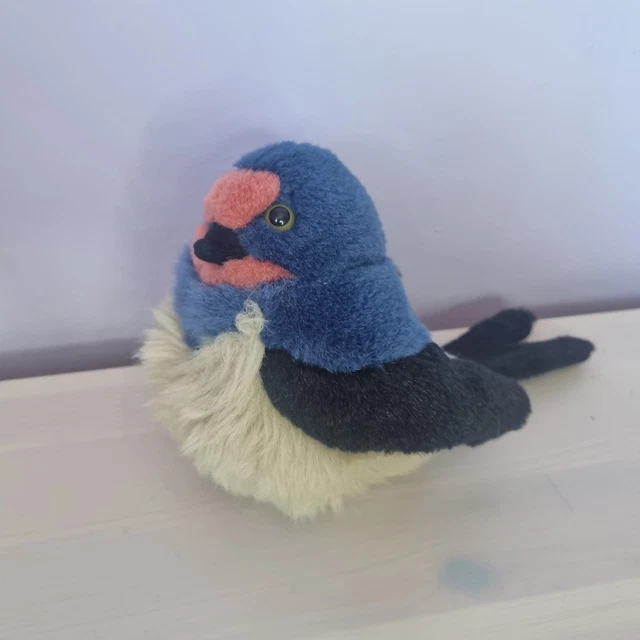 K & M International Wild Republic Barn Swallow Bird Soft Toy RSPB Plush ...