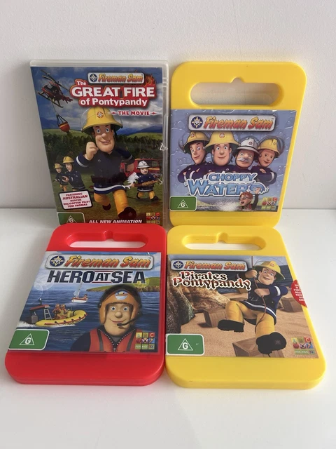 FIREMAN SAM DVD Bundle x4; Region 4; Pirates Of Pontypandy; Choppy ...