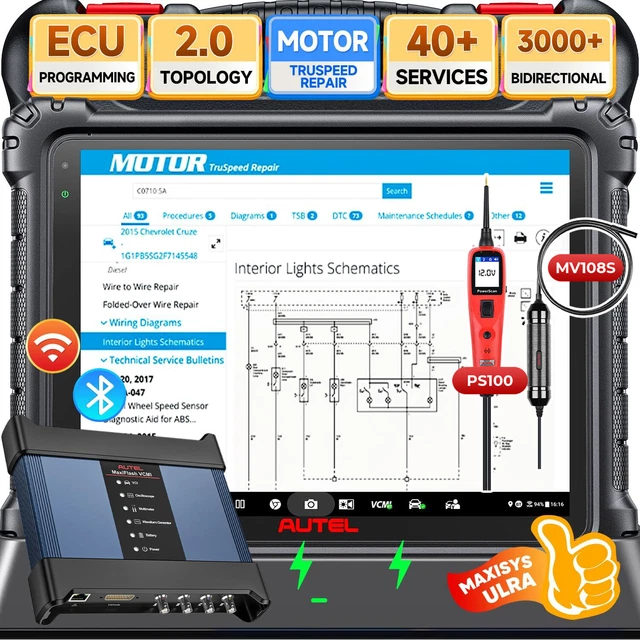 2024 AUTEL MAXISYS Ultra Advanced Programming Diagnostic Scan Tool ...