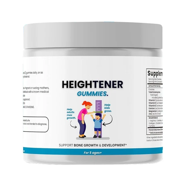 HEIGHTENER GUMMIES - Natural Height Growth Supplement for Kids, Teens ...