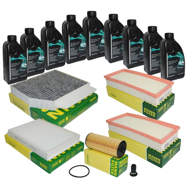 SERVICEKIT MERCEDES BENZ W205 S205 C205 C-Klasse GLC C63 AMG S mit 9L ...