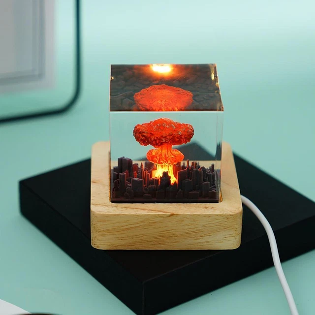 HANDMADE RESIN LED Atomic Bomb Model USB Desktop Decoration Gift ...