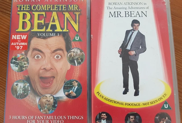 2 X VHS The Complete Mr. Bean Volume 1 and The amazing adventures of Mr ...