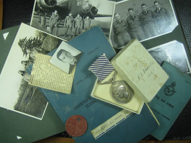 WW2 RAF 1942 Dfm Flying Medal Group 63 Sorties 1St Raid Berlin 1940 ...