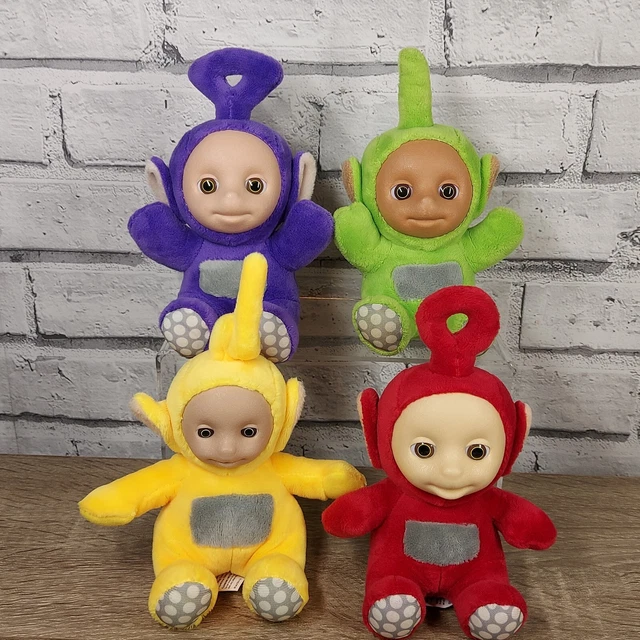 TELETUBBIES 6& SOFT Toy Plush Bundle Tinky Winky Dipsy Lala Po Laa Laa ...
