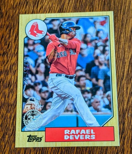 2022 Topps Series 1 1987 35th Anniversary Rafael Devers, Boston Red Sox 