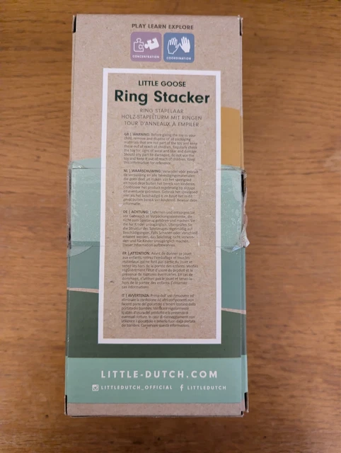 LITTLE GOOSE RING stacker - Little Dutch Brand, 6pcs £16.15 - PicClick UK