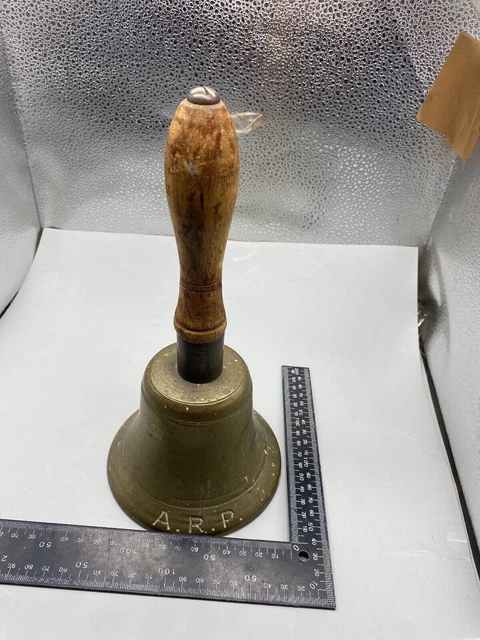 ORIGINAL WW2 BRITISH Army / Civil Defence 1939 Dated - ARP Warning Bell ...