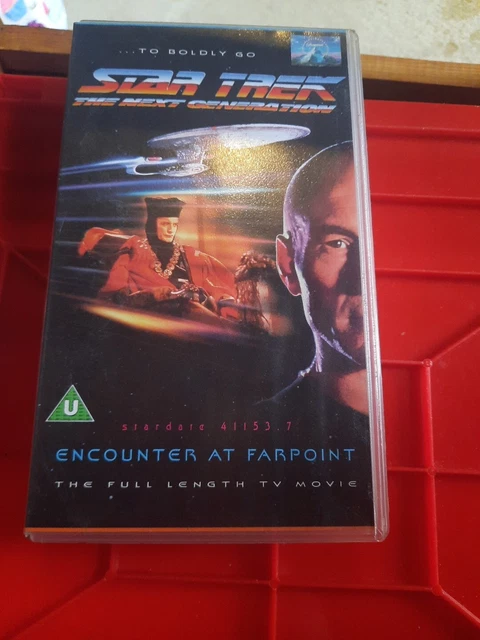 STAR TREK THE Next Generation Encounter At Farpoint Vhs Video Big Box £8.99 - PicClick UK