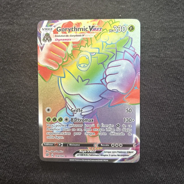 CARTE POKÉMON GORYTHMIC VMax 193/192 EB02 Clash Des Rebelles Epee ...