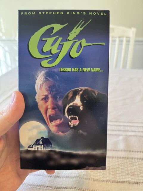 CUJO (VHS, DISTRIBUTED 1994) 1983 Horror Film Based on Novel by Stephen ...