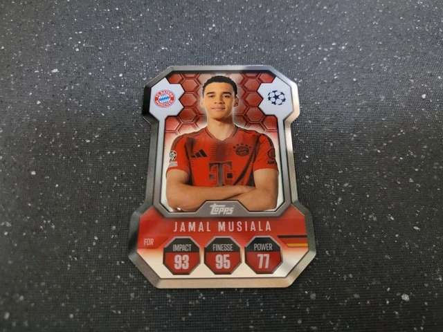 MATCH ATTAX 2024/25 Sh 10 Jamal Musiala (Bayern) Pro Elite Chrome ...