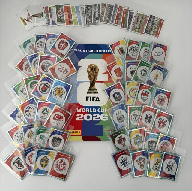 PANINI WM 2026 Album Komplett- 980 Sticker- Unbeklebt Nach Gruppen ...