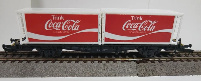 ROCO 4320 H0 Container-Tragwagen "COCA-COLA" mit OVP EUR 6,09 - PicClick DE