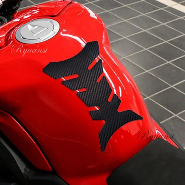 UNIVERSAL MOTORCYCLE GAS Fuel Oil Tank Pad Fish Bone 3D Decal Sticker ...