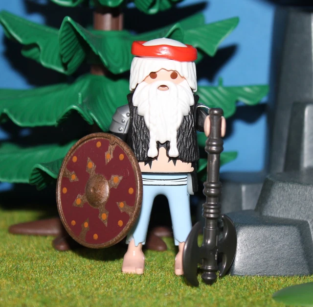 PLAYMOBIL VIKINGS DANOIS Guerriers « Eric » Ritter Custom EUR 9,29 ...