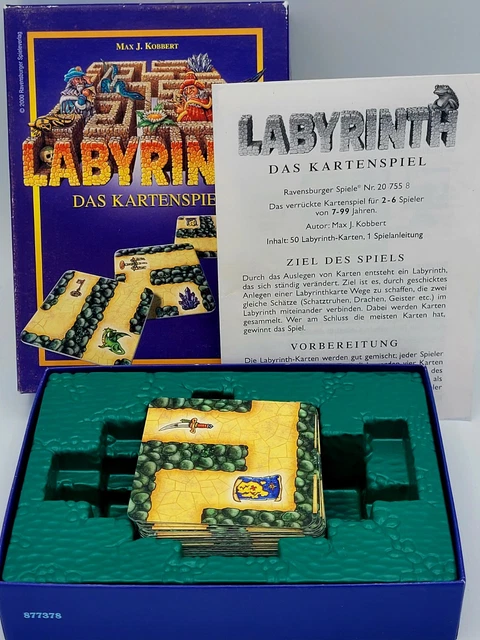 GESELLSCHAFTSSPIEL RAVENSBURGER LABYRINTH Das Kartenspiel für Unterwegs Top EUR 11,00 - PicClick DE