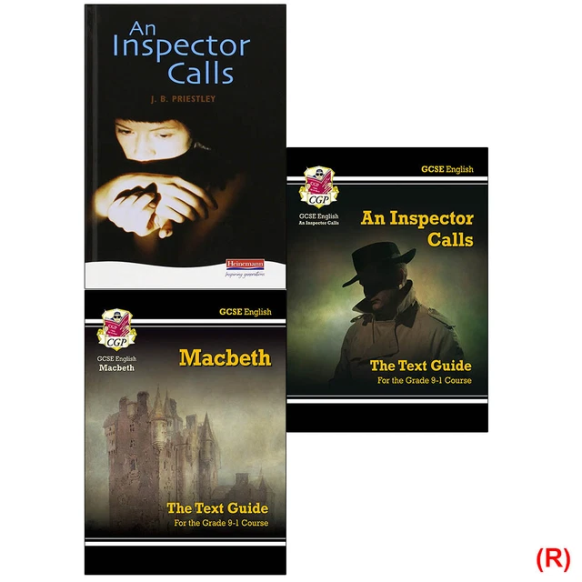AN INSPECTOR CALLS, Grade 9-1 GCSE English, Shakespeare Text Guide 3 Books Set £23.99 - PicClick UK