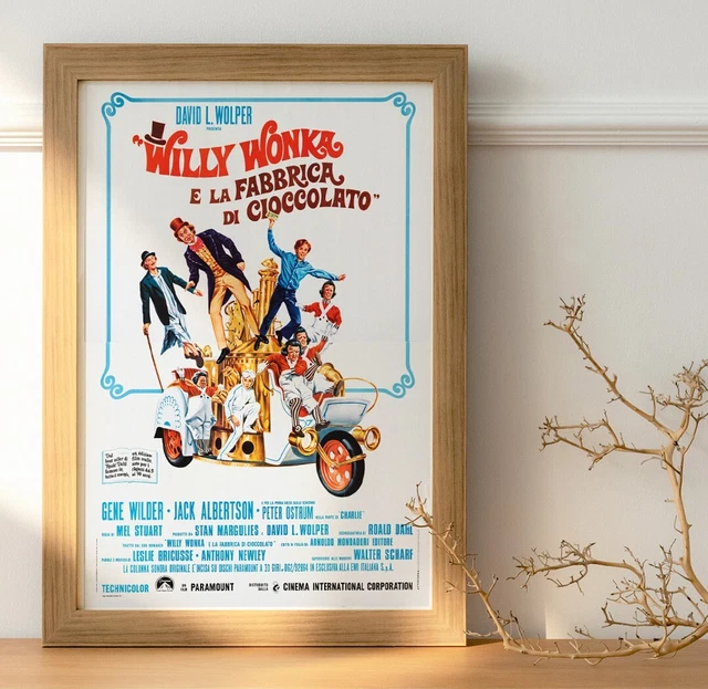 WILLY WONKA & Chocolate Factory King Size Vintage Repro Movie Poster 36 ...