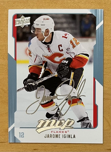 JAROME IGINLA 2008-09 pont supérieur MVP #44 Calgary Flames Star neuf ...