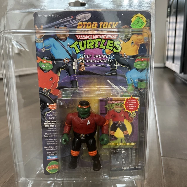 1994 TMNT TEENAGE Mutant Ninja Turtles Star Trek CHIEF ENGINEER ...