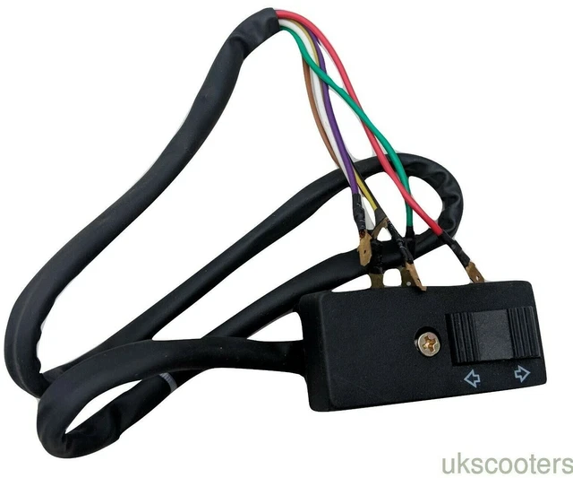 UKSCOOTERS VESPA INDICATOR SWITCH WITH WIRES PX LML T5 PIN TYPE £17.08 ...