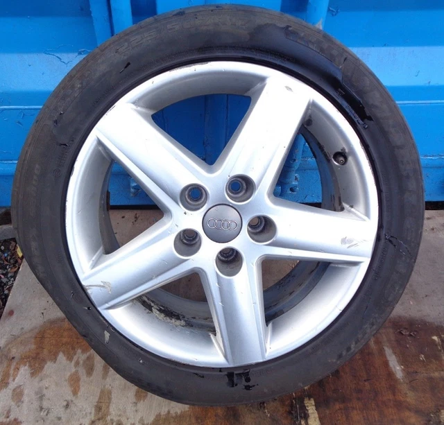 2005-09 AUDI A6 C6 5 Stud 17'' Alloy Wheel & Tyre 225/50Zr17 ( See All ...