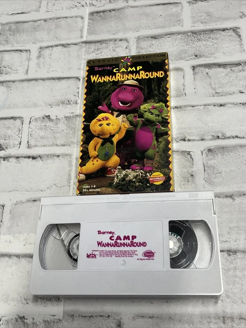 BARNEY CAMP WANNARUNNAROUND 1997 Video Tape Vintage VHS Classic ...