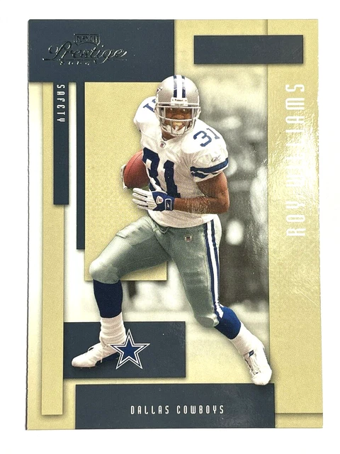 CARTE DE FOOTBALL ROY WILLIAMS Dallas Cowboys, Bengals 2004 Playoff ...