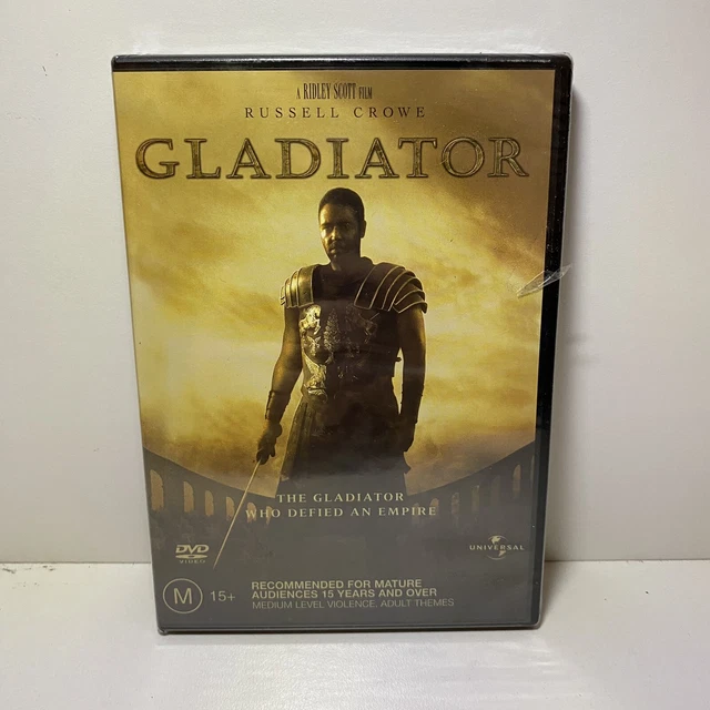 GLADIATOR - RUSSELL Crowe (Single Disc Edition, DVD Region 4, 2000) New ...