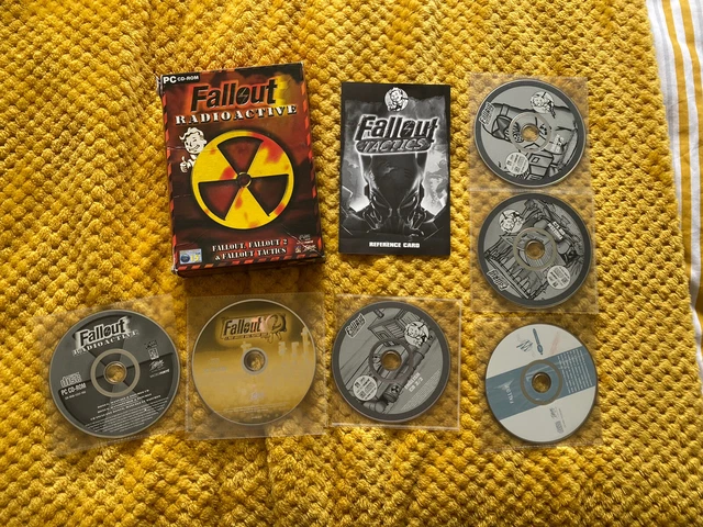 RARE FALLOUT RADIOACTIVE Box PC Game Fallout 1, 2, Tactics £39.99 ...