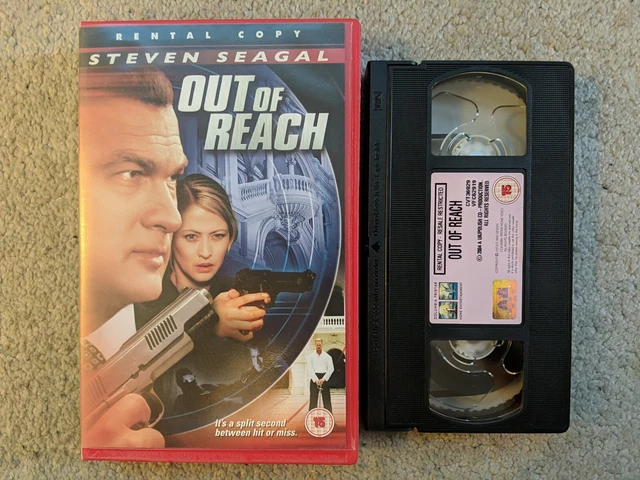 OUT OF REACH VHS Video Big Box Ex Rental £5.99 - PicClick UK